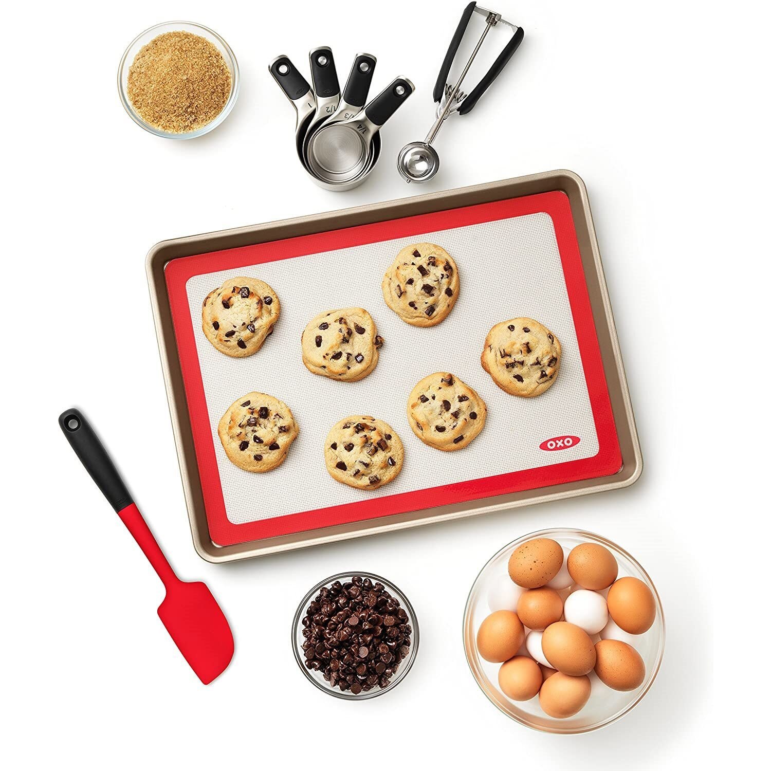 Foaie de copt din silicon, 42x29 cm - OXO - eMAG.ro