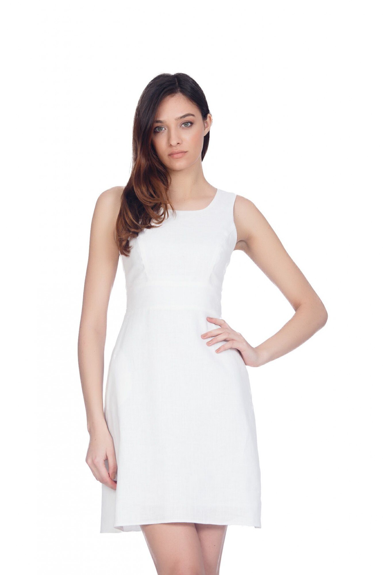 Rochie alba BE YOU din in, 44 EU - eMAG.ro