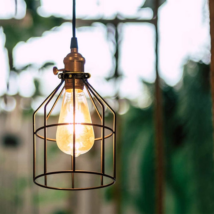 Set 6 becuri Edison Vintage, ST64, 40W, Dimmable, 2700K, 230 lm, E27 ...