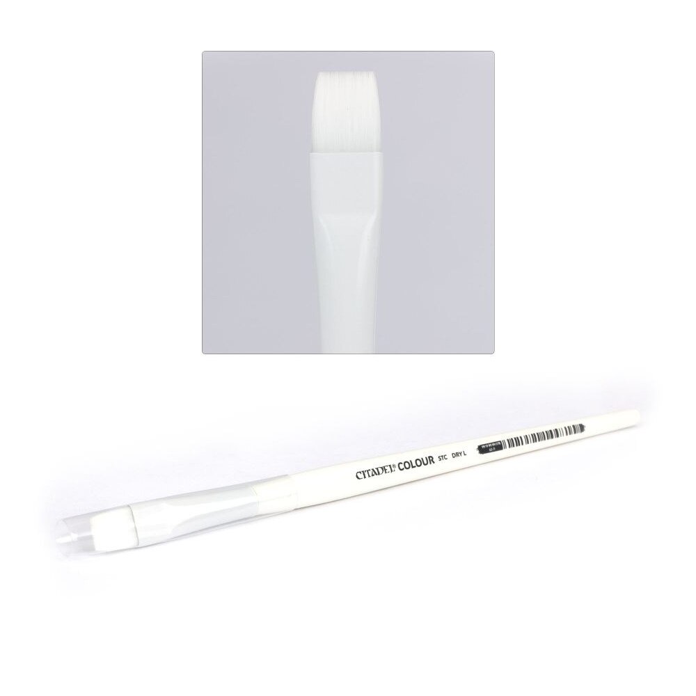 Pensula pentru Pictat Miniaturi, Citadel, Synthetic Large Drybrush ...