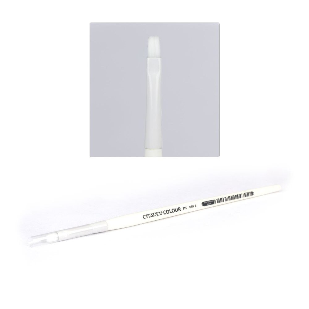 Pensula pentru Pictat Miniaturi, Citadel, Synthetic Small Drybrush ...