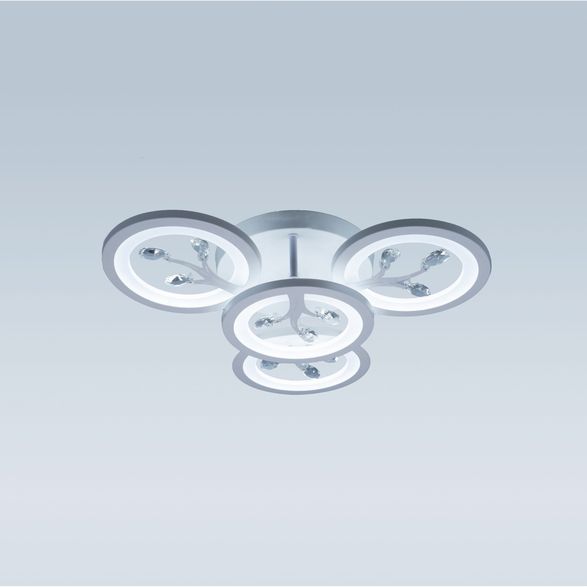 Lustra led T/213-3moderna slim ,model deosebit Lustra moderna alb, led ...