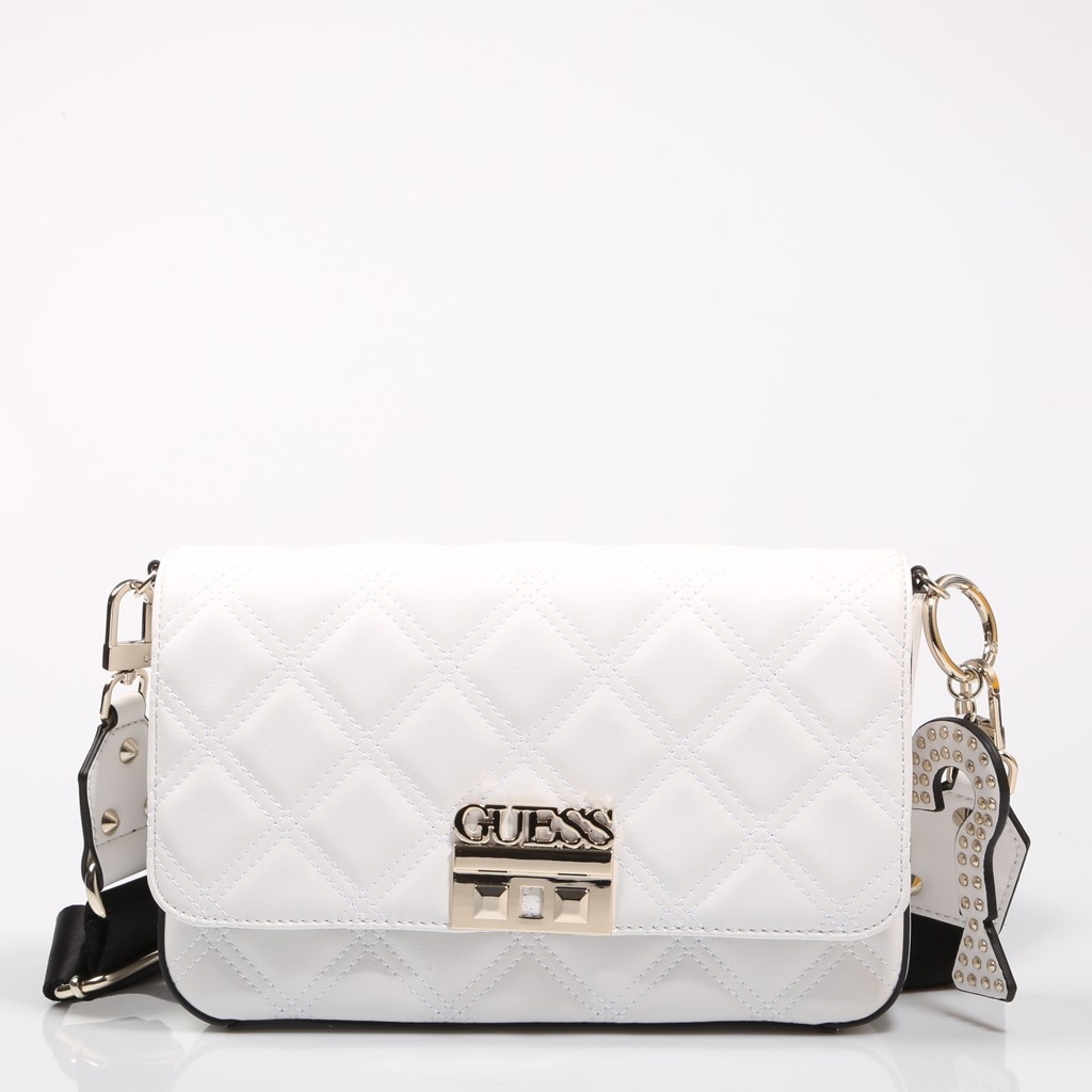 Geanta de dama Guess Los Angeles HWVG6990210, alb - eMAG.ro