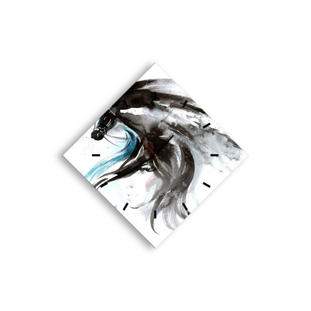 Ceas pe sticla 71x71 cm, Coama De Cal, C3AD50x50-3018 - eMAG.ro