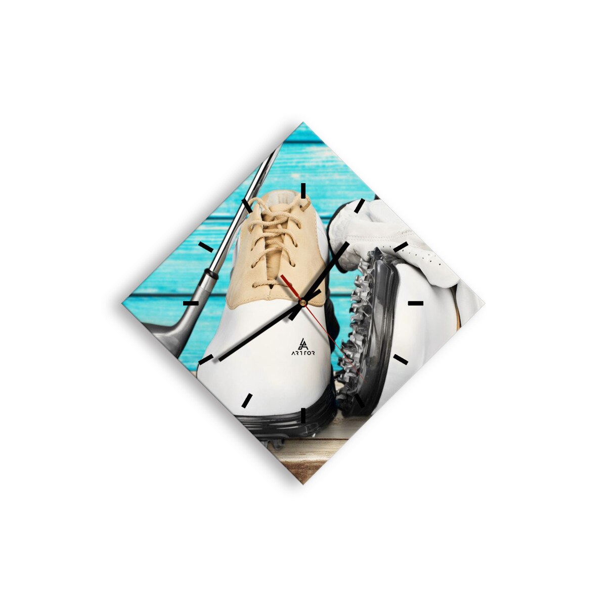 Ceas pe sticla 42x42 cm, Simboluri Ale Golfului, C3AD30x30-3107 - eMAG.ro