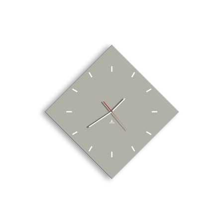 Ceas pe sticla 71x71 cm, Gri/Alb, C3AD50x50-3232 - eMAG.ro