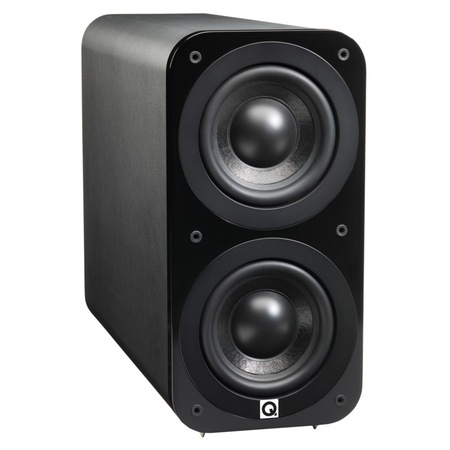 Subwoofer Q Acoustics 3070s, textura piele, negru - eMAG.ro