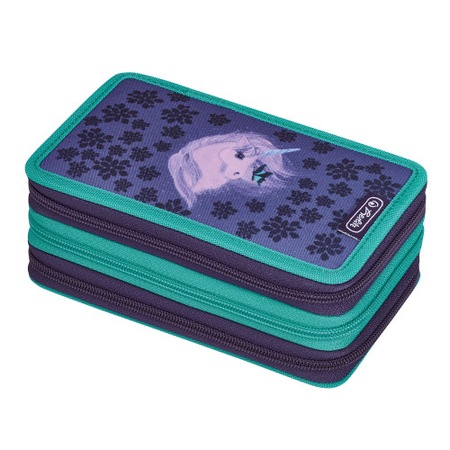 Penar Herlitz, echipat, 31 piese, trei compartimente, dimensiune 19 x ...