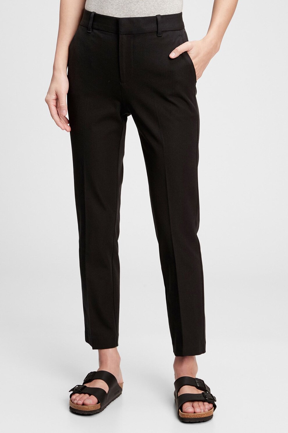 GAP, Панталон чино по тялото, Черен, 16 - eMAG.bg