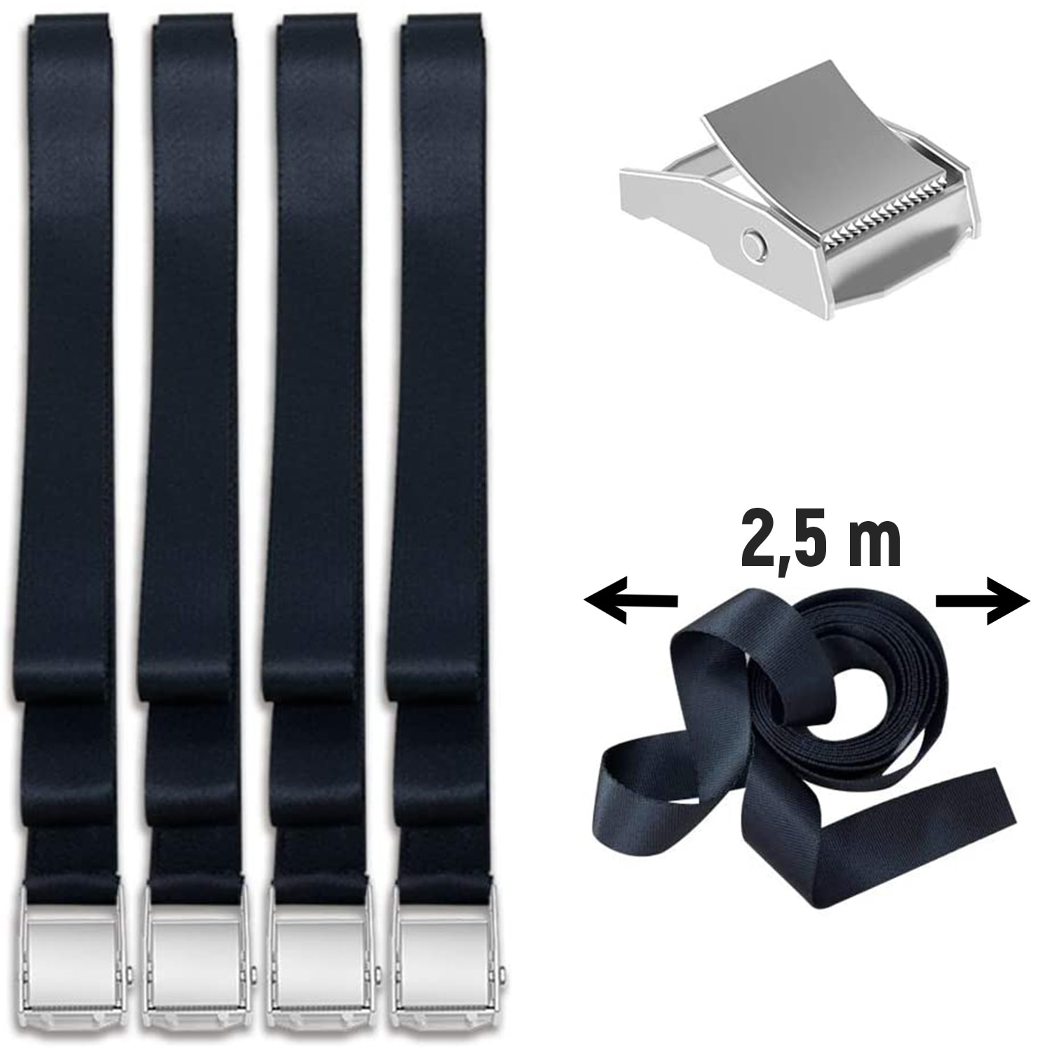 Set 4 Ancore metalice trambulina, lungime 40 cm, grosime 8 mm ...