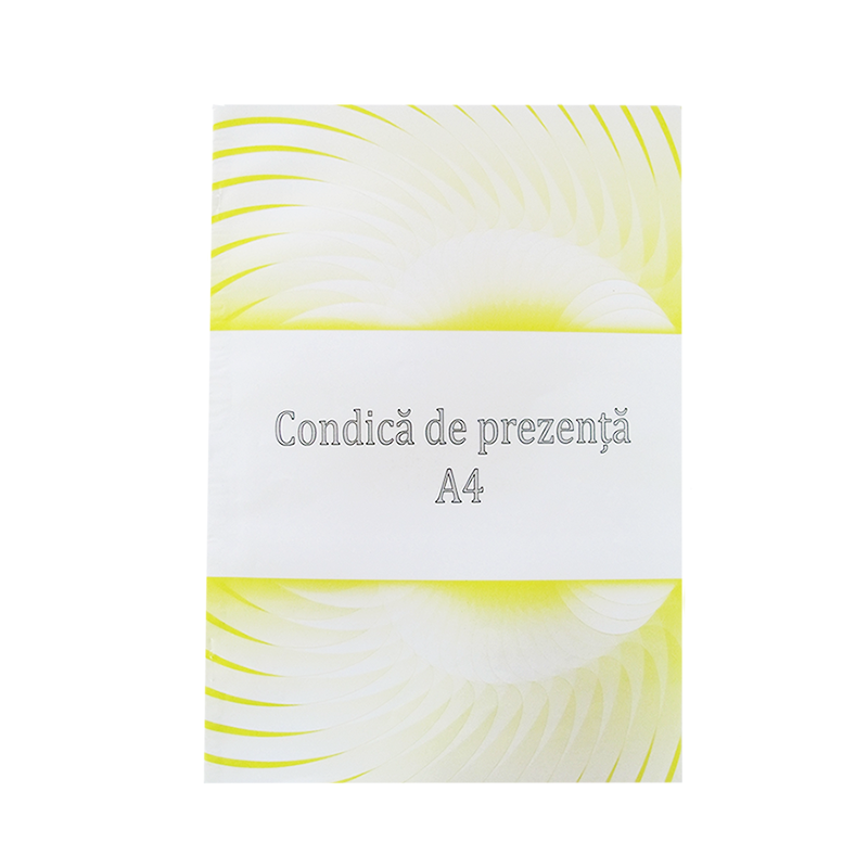 Condica de prezenta, format A4, orientare portret, 100 file - eMAG.ro
