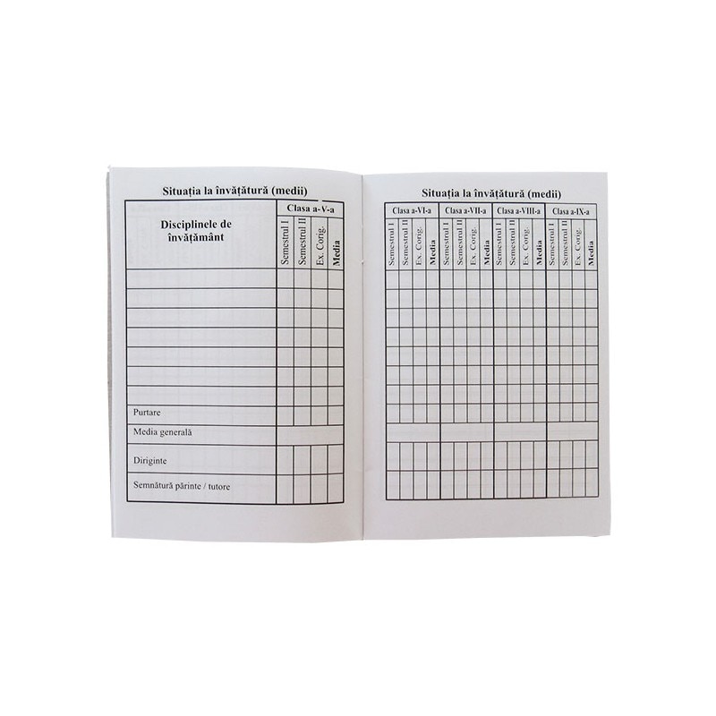 Carnet elev pentru invatamantul gimnazial - eMAG.ro