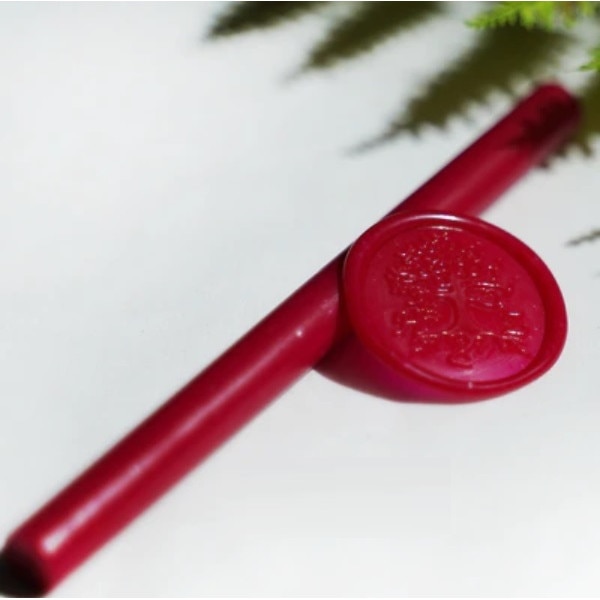 Baton ceara rosu, sintetica, pentru 12 sigilii stampila, 24 grame - eMAG.ro