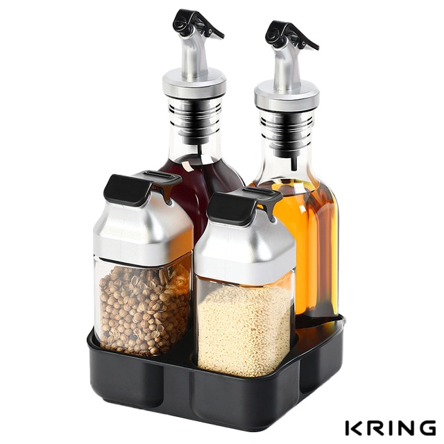 Set condimente/oliviera Kring Cuisine Selected, 5 piese depozitare ...