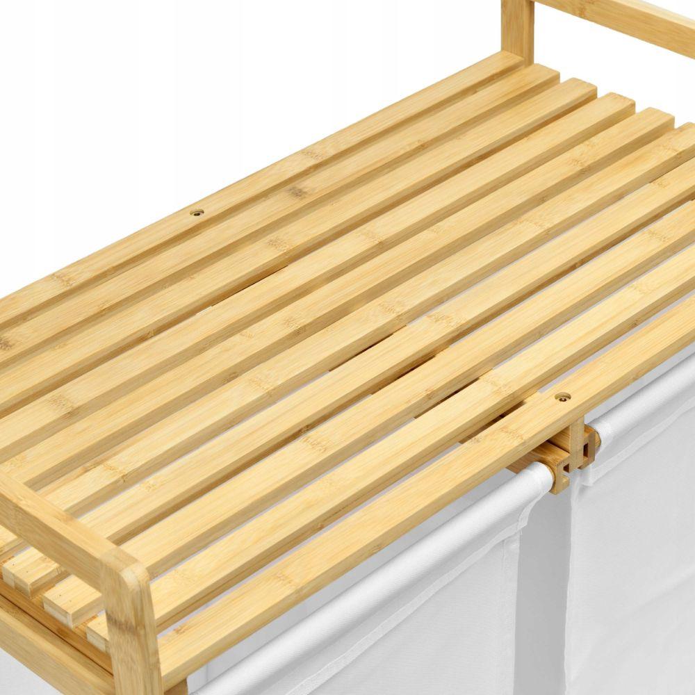 Cos de rufe, GOCKOWIAK, haine si jucarii, 2 compartimente, bambus ...