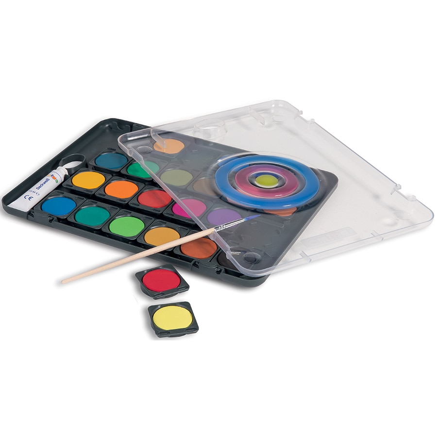 Acuarele Primo, diametru tableta 30mm, 24 culori/set - eMAG.ro