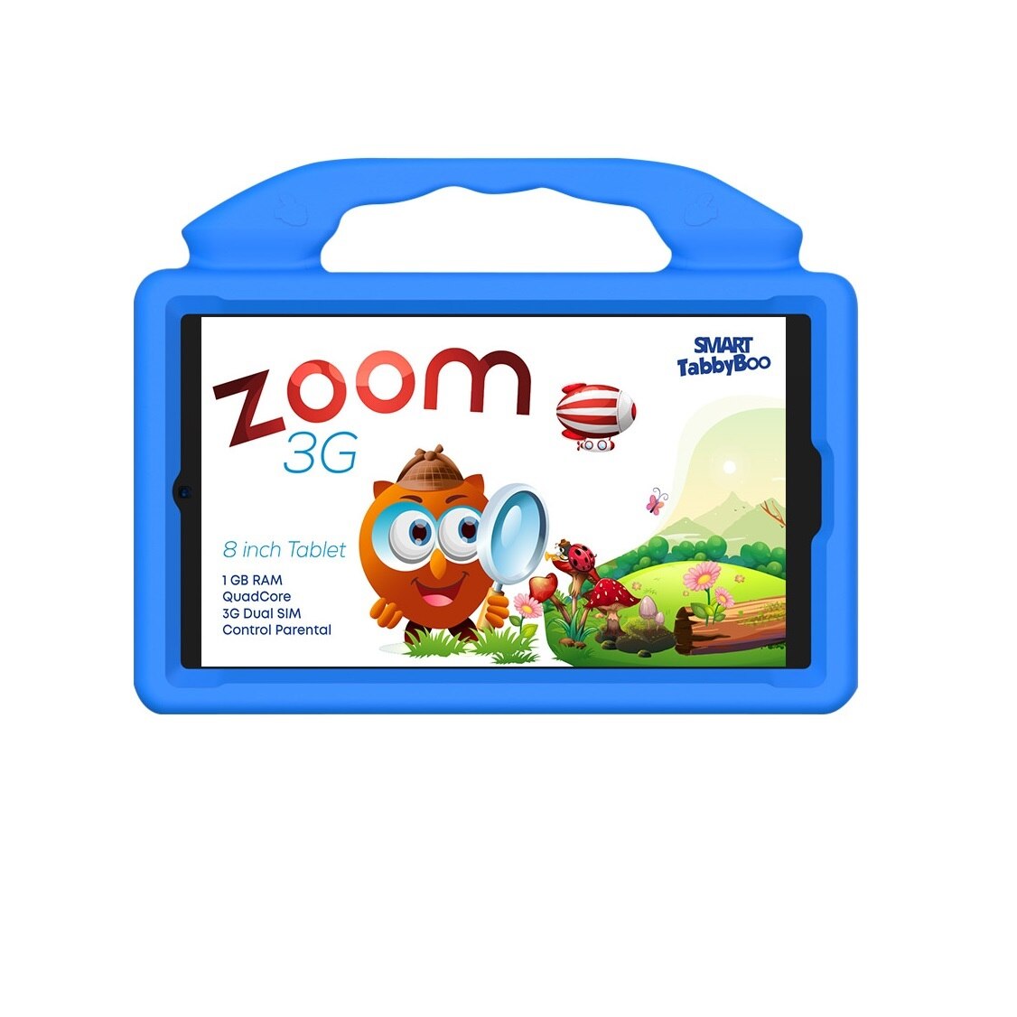SMART TabbyBoo® Zoom Tablet, Gyerekeknek, 8", Octa Core, 1GB DDR3 RAM ...