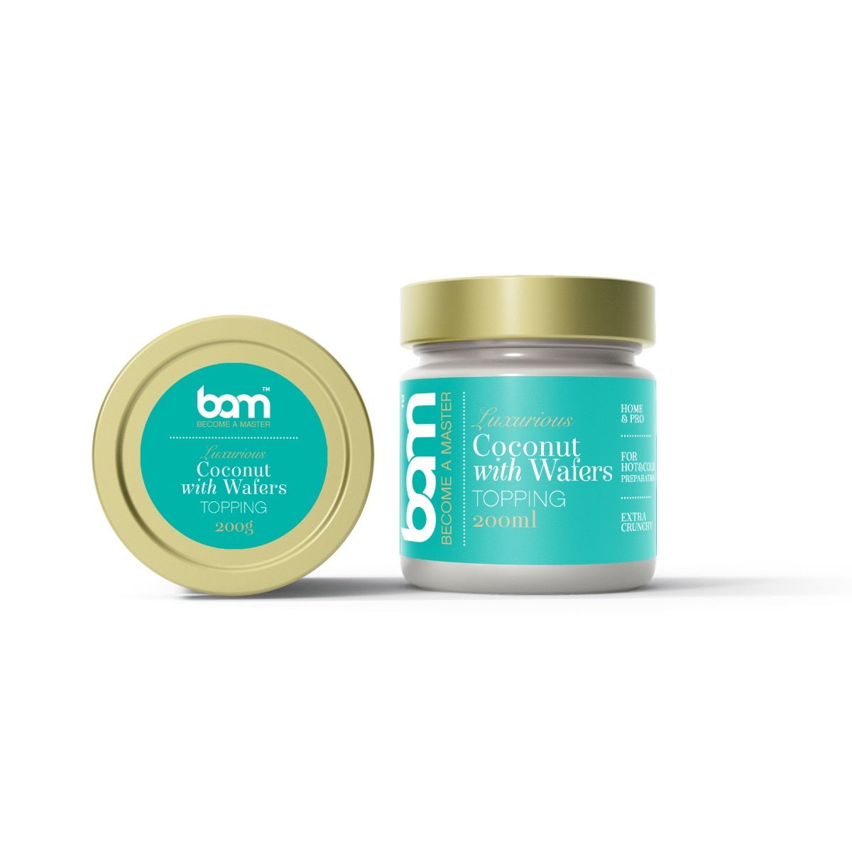 Кокосов топинг с вафли, 200 мл - BAM - eMAG.bg