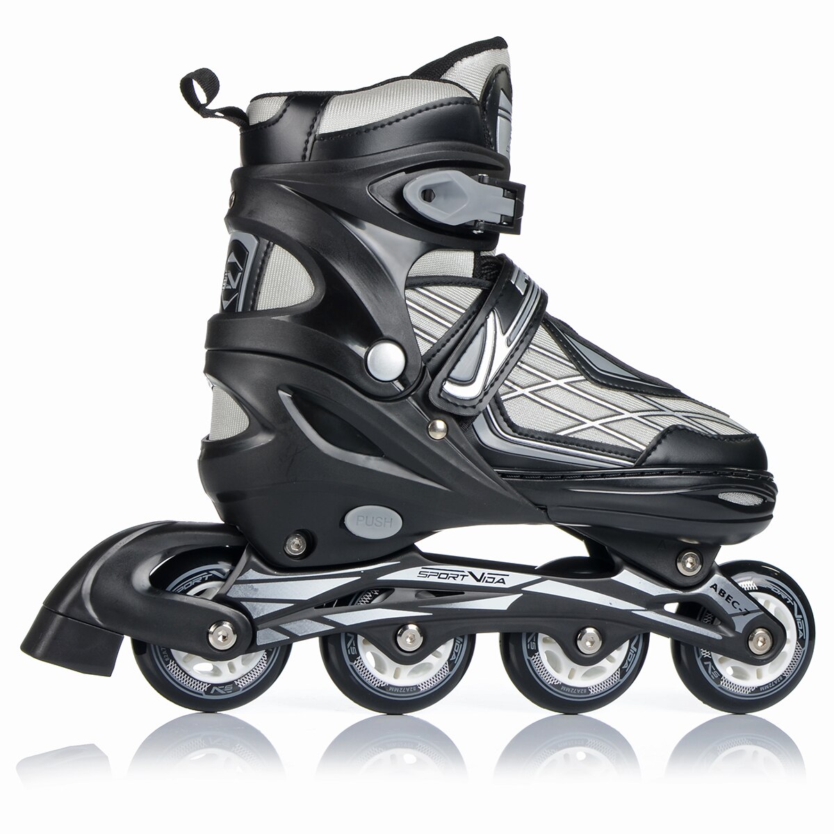 Role Reglabile 4in1 SportVida Negru /Gri 39-42 - eMAG.ro