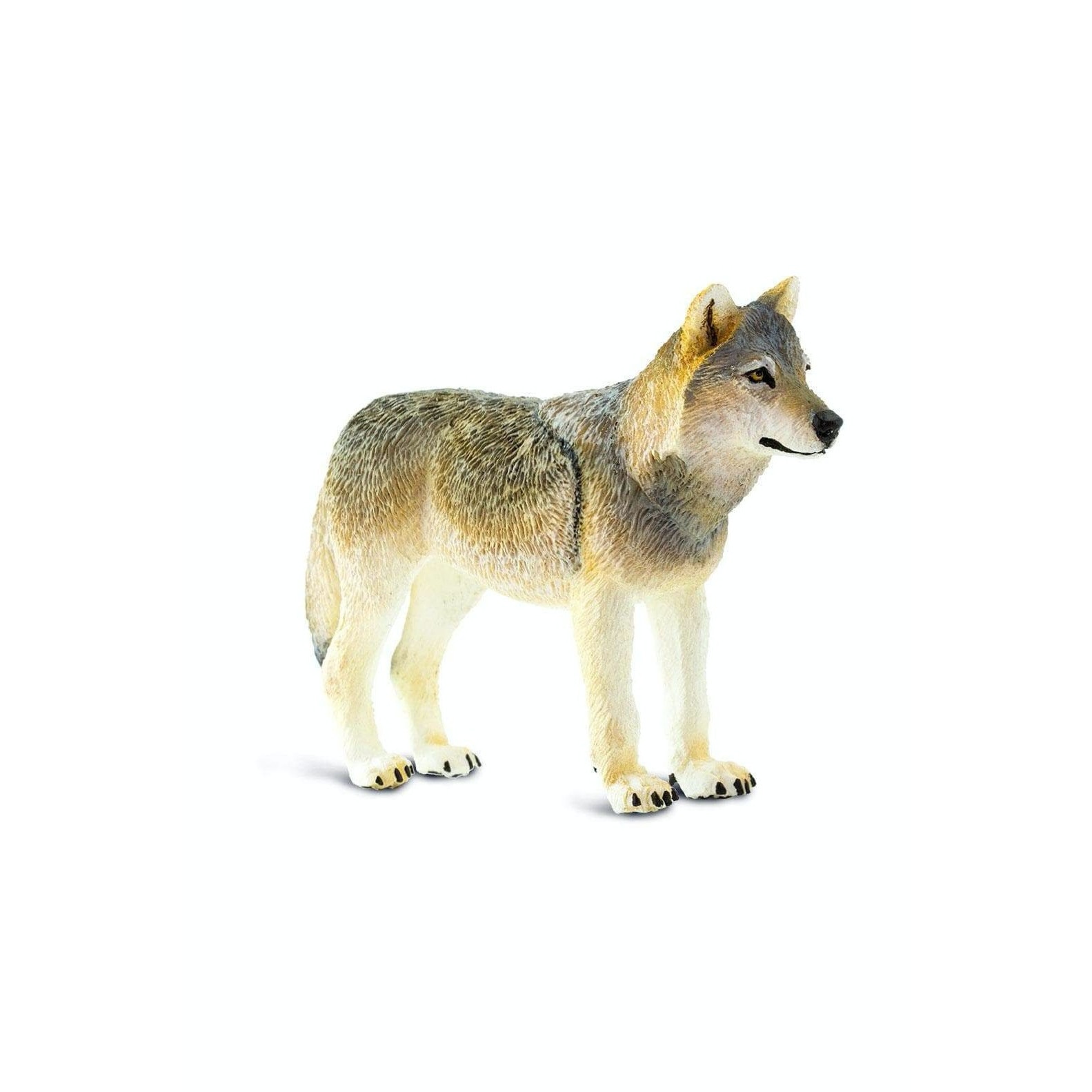 Figurina, Safari Ltd, animale, Lup Cenusiu, 7.5 x 10 cm - eMAG.ro