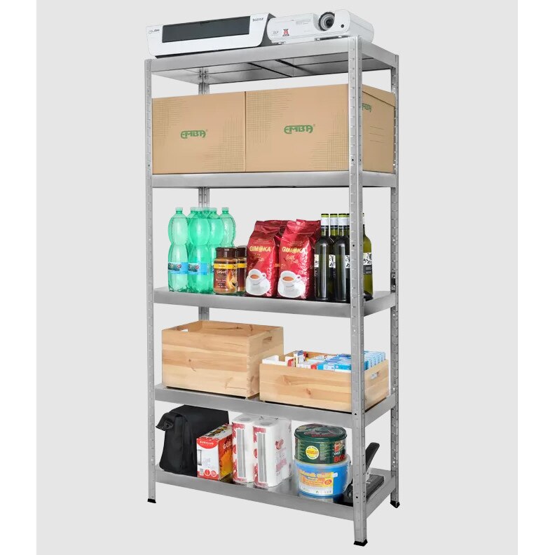 Raft metalic HARD, 180x60x40 cm, Pana la 90 kg per raft, Zinc - eMAG.ro