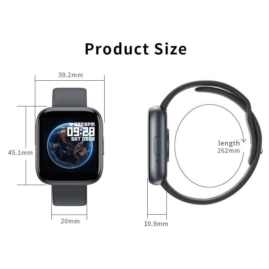 Ceas SmartWatch si Bratara Fitness 2in1 SmartVIBE™ UltraFIT, 1.55" FULL ...
