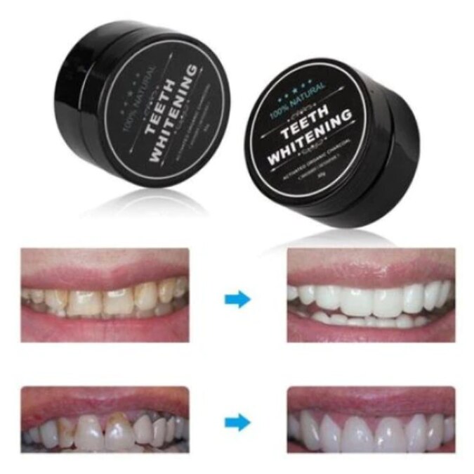 Pudra detoxifiere si albire dinti, Teeth Whitening, 100% naturala ...