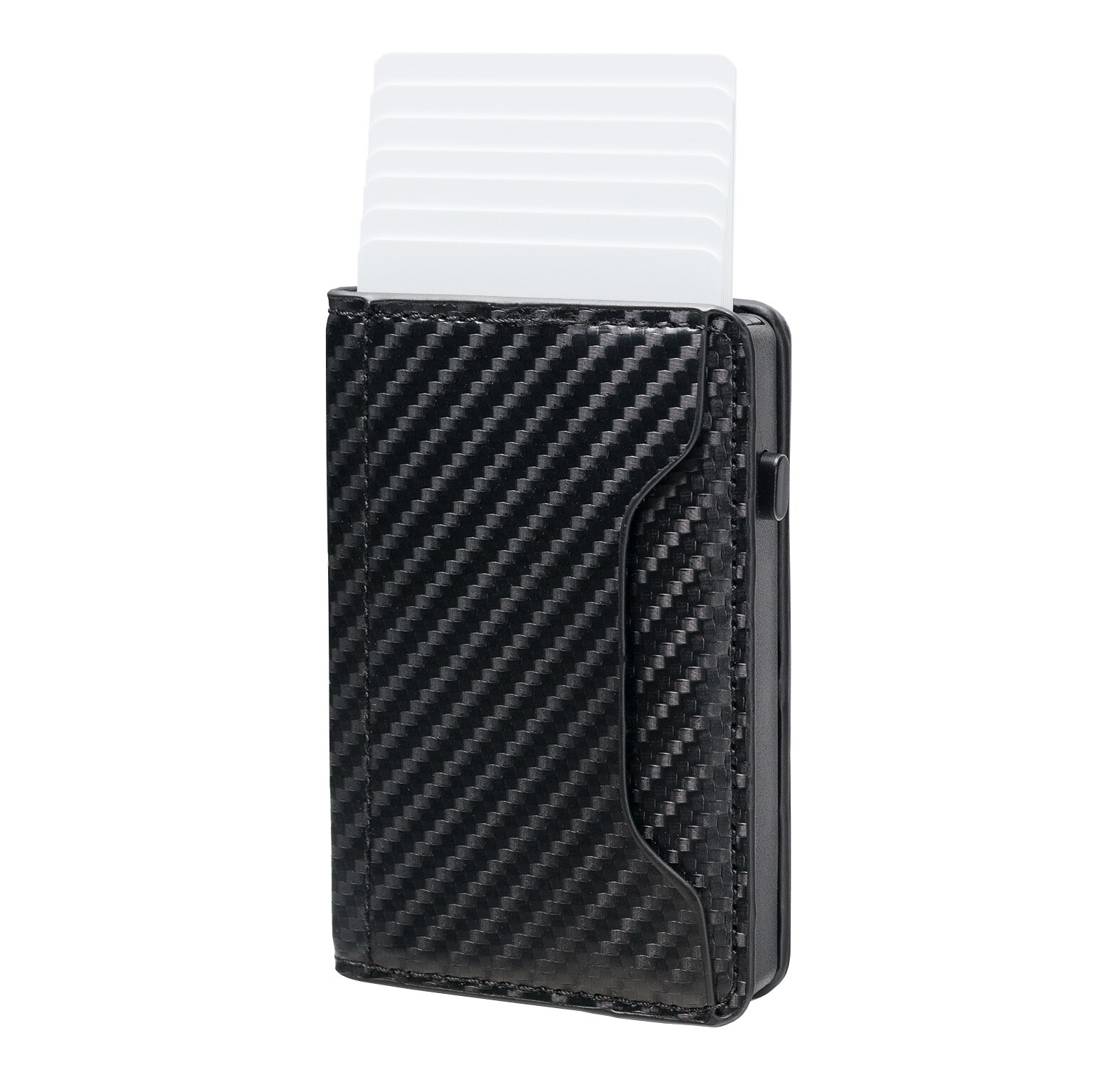 Portcard din aluminiu cu protectie RFID, Koruma, KUK-150CBL Negru ...