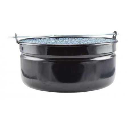 Ceaun metalic cu maner, 14 L, Negru, MCT-5281 - eMAG.ro