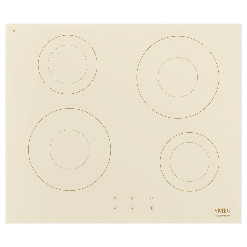 Индукционен плот за вграждане Smeg SI2641DP, 7200 W, 4 зони, 9 степени ...