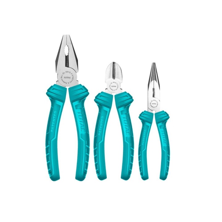 Set clesti, Total Tools, 3 bucati, Verde - eMAG.ro
