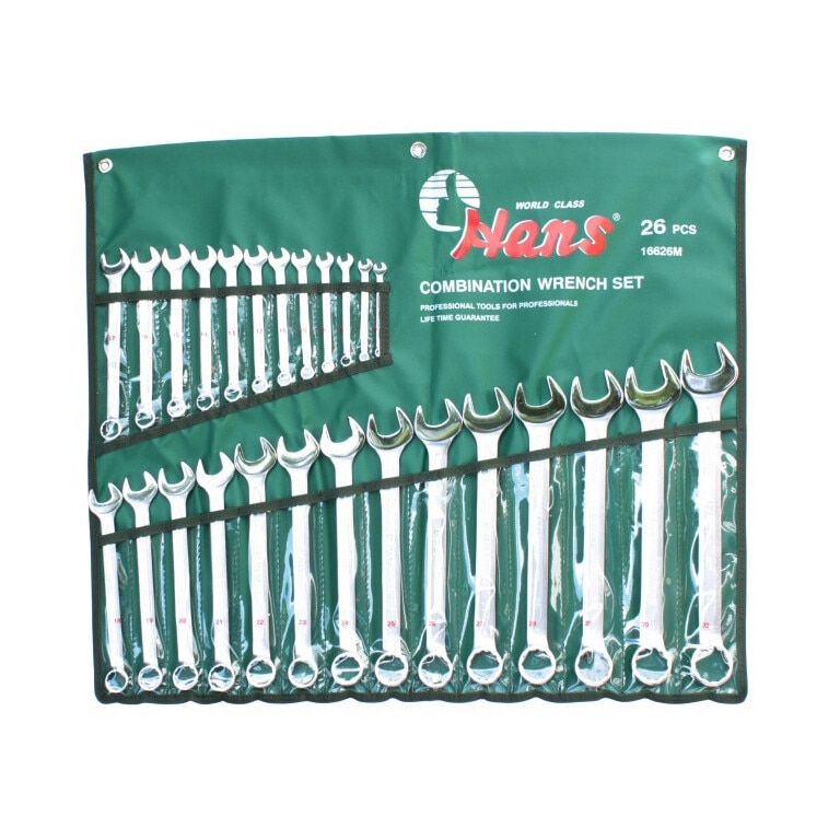 Hans Csillag-villás kulcskészlet, 26 részes, 6-32 mm, 16626M (040201 ...