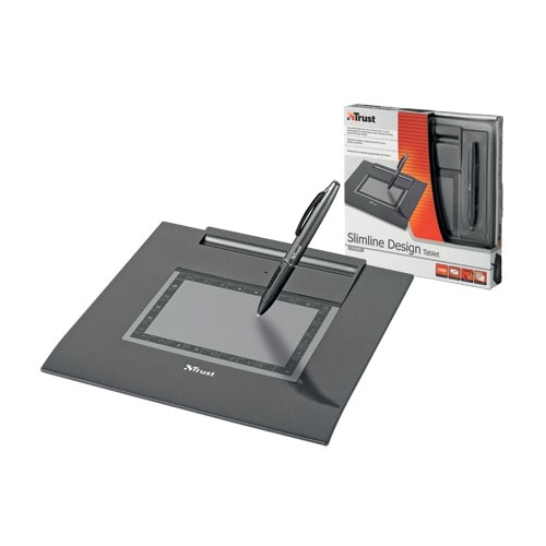 Tableta grafica Trust TB-5300 Slimline Design 140x100 mm, USB - eMAG.ro
