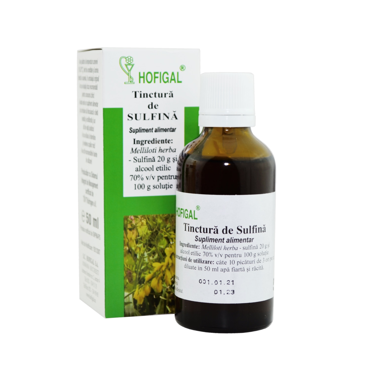 HOFIGAL, Tinctura de Sulfina 50ml - eMAG.ro
