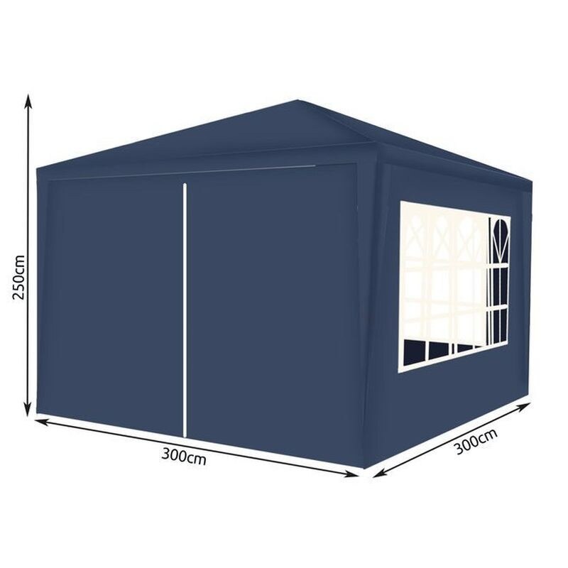 Cort gradina, MT Malatec, 3x3 m, 3 pereti, impermeabil, cadru otel ...