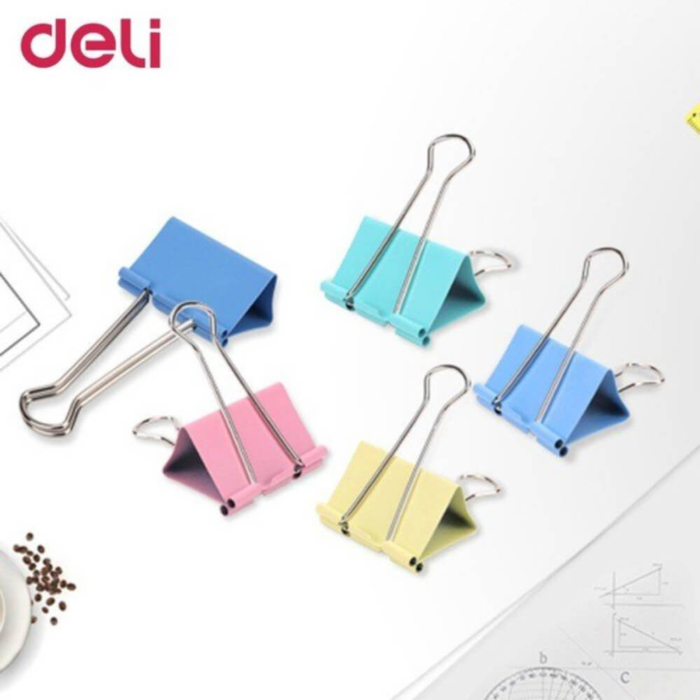 Set 40 Clipsuri Hartie Deli, 19mm, Culori Diverse - eMAG.hu