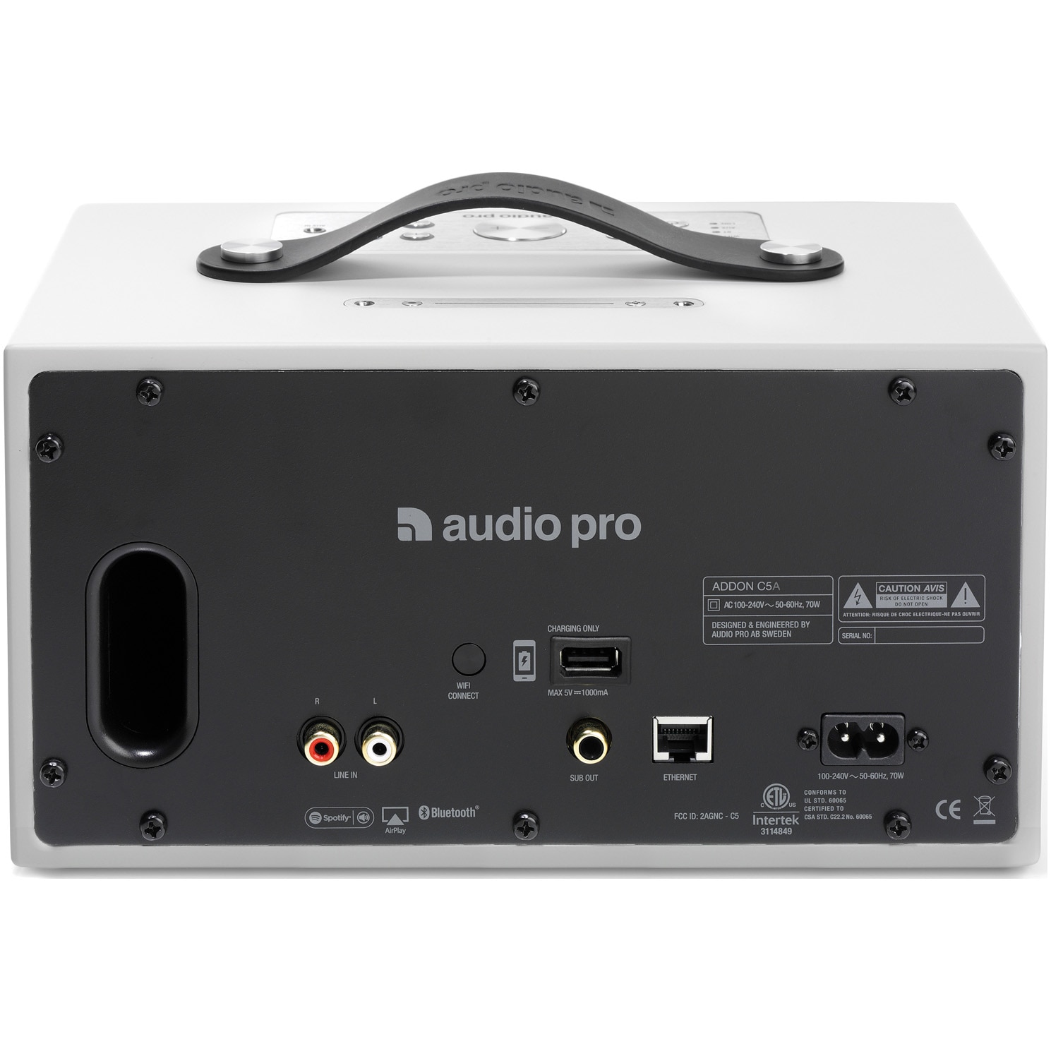 Boxa portabila Audio Pro C5A Alexa, Multiroom, Bluetooth, Arctic White ...