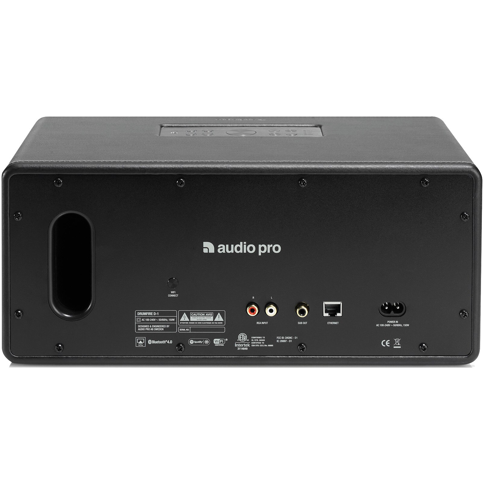 Boxa wireless Audio Pro D-1, Multiroom, Bluetooth, Ash Black - eMAG.ro