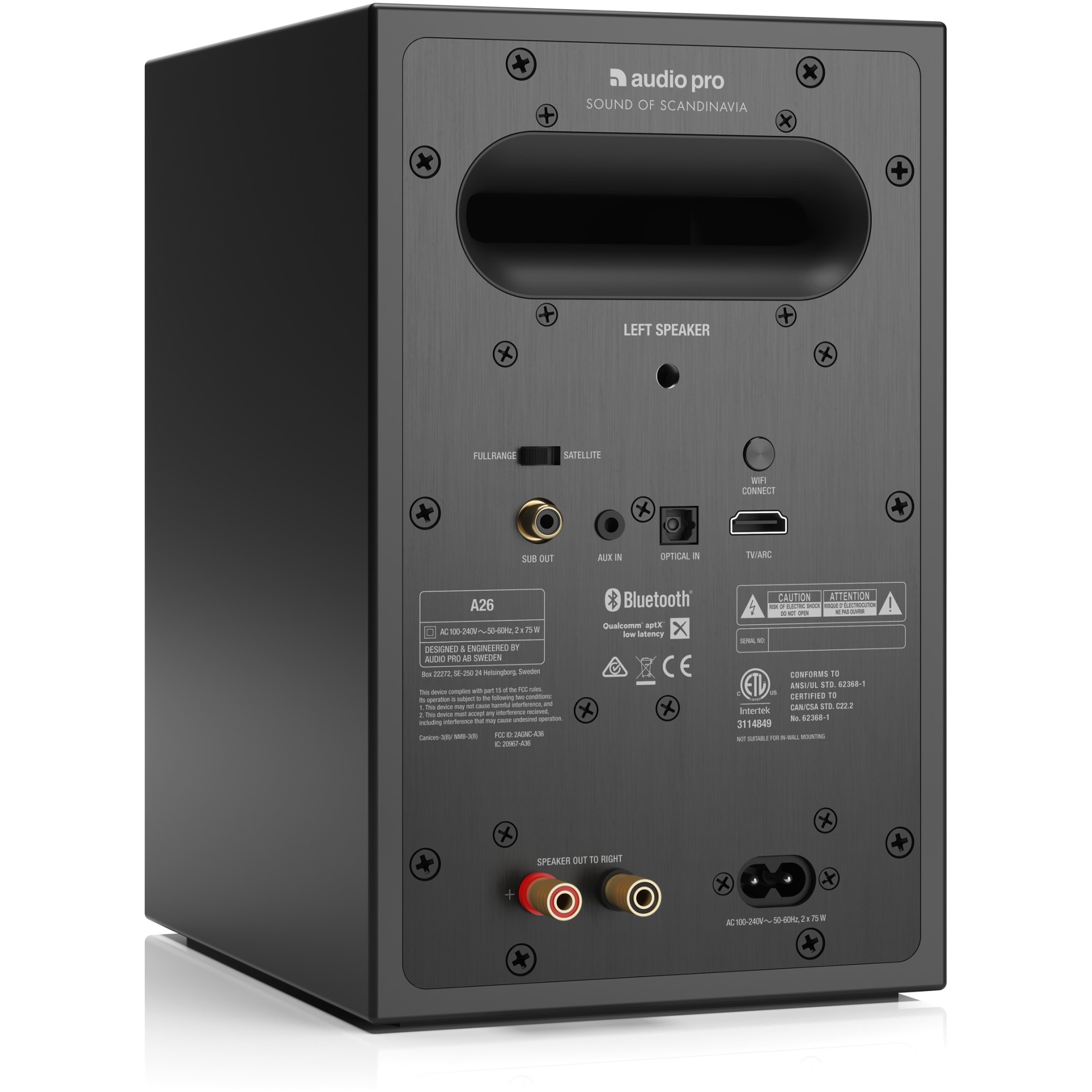 Boxe wireless Audio Pro A26, Multiroom, Bluetooth, Black - eMAG.ro