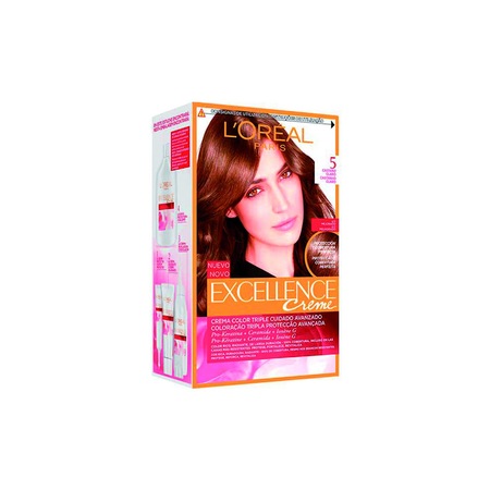 Vopsea de par Excellence, Castaniu deschis, 5 - eMAG.ro