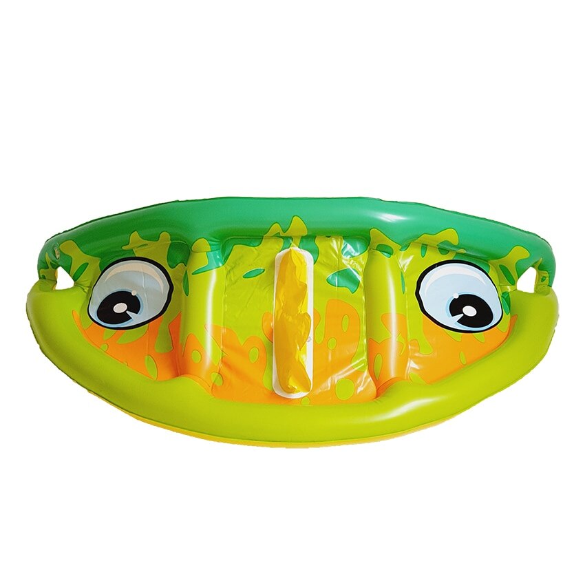 Colac bebe barcuta cu parasolar detasabil, Crocodil, Multicolor, Helga ...