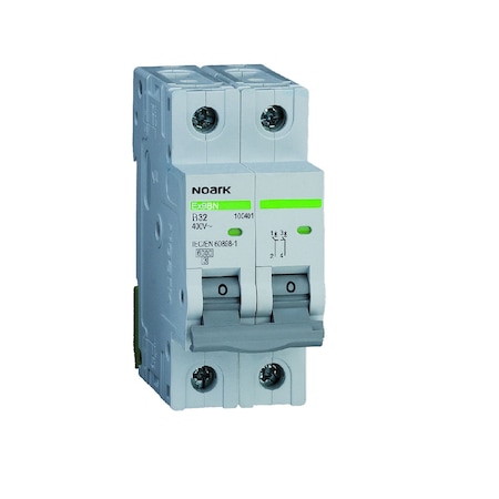 Siguranta automata 2P 16A Curba de declansare B, Noark, Ex9BN B16 - eMAG.ro