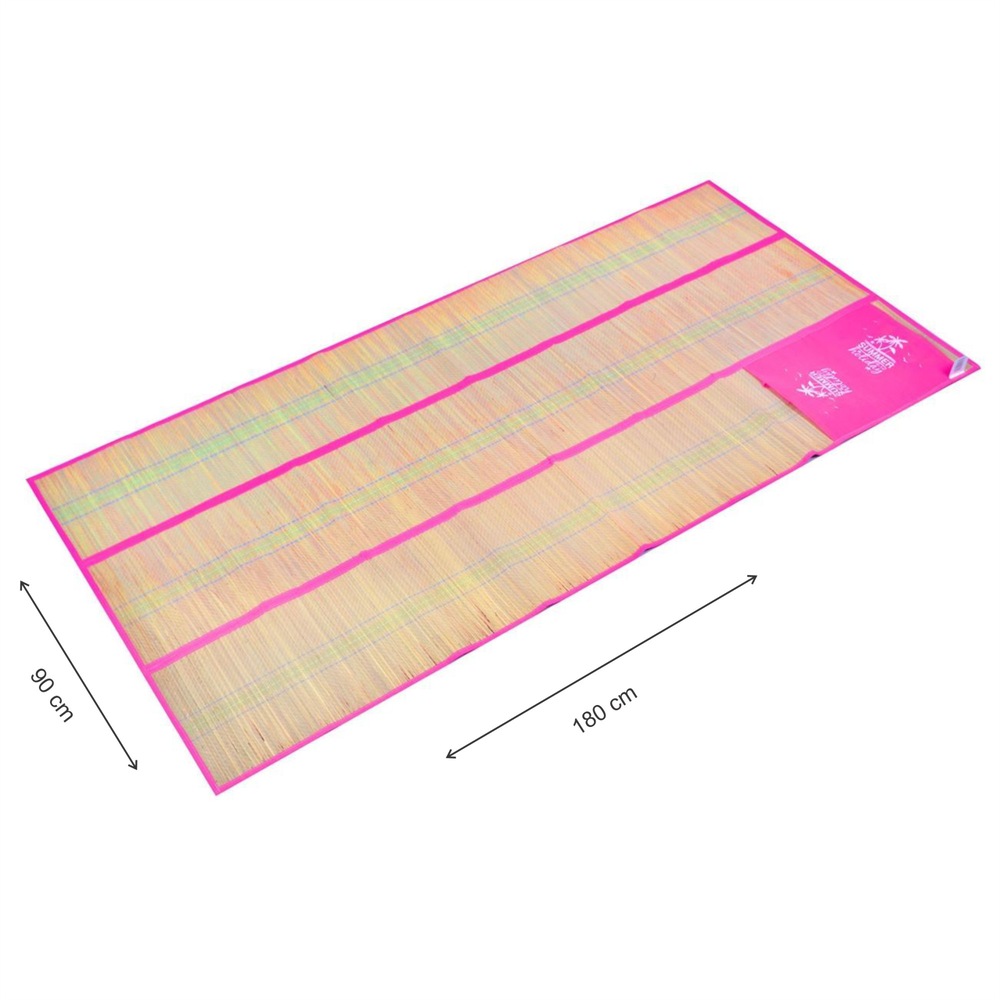 Rogojina pliabila pentru plaja, 180x90 cm, Smartic®, roz - eMAG.ro