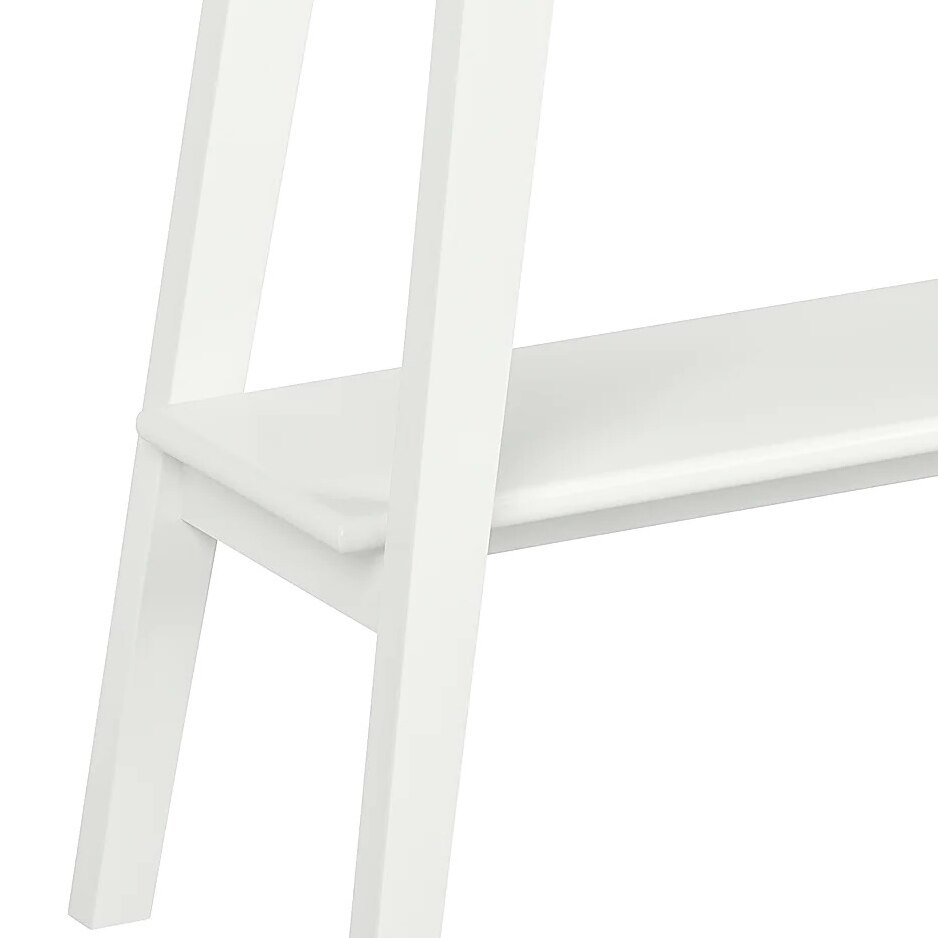 Suport pentru plante / ghiveci sau masuta auxiliara, lemn de fag, alb ...