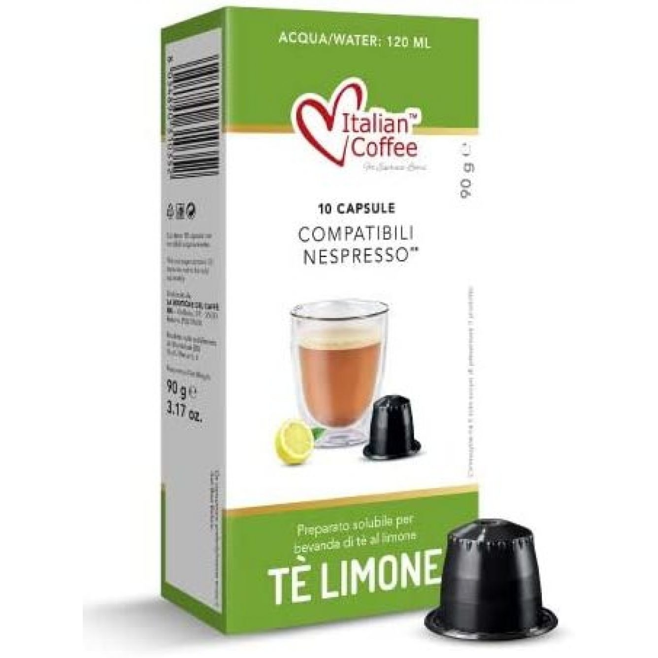 Olasz kávé citromos tea kapszula Nespresso kompatibilis, 10 db - eMAG.hu