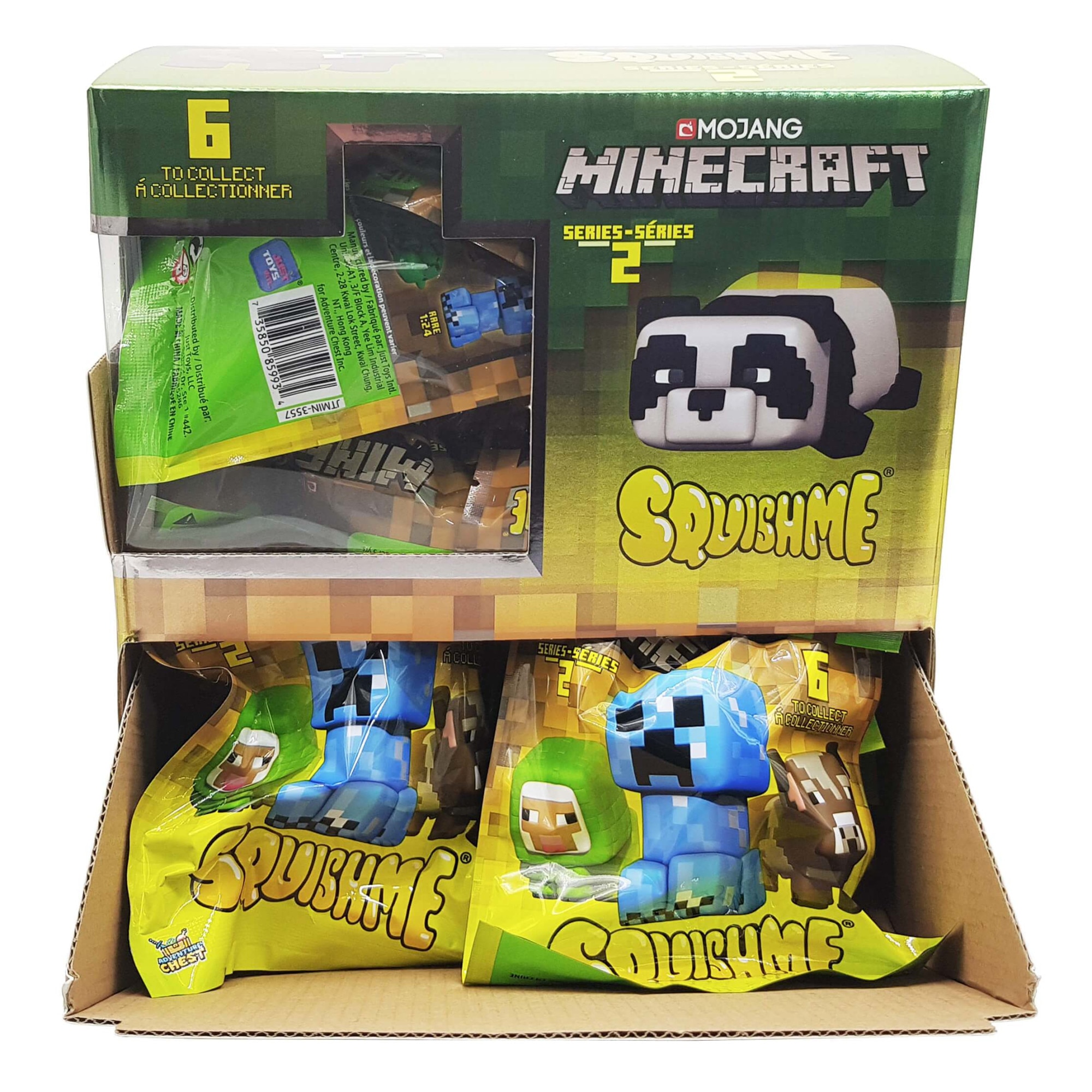 Figurina 3D Antistres, Minecraft, Squishme, Mystery Box, 6 cm - eMAG.ro