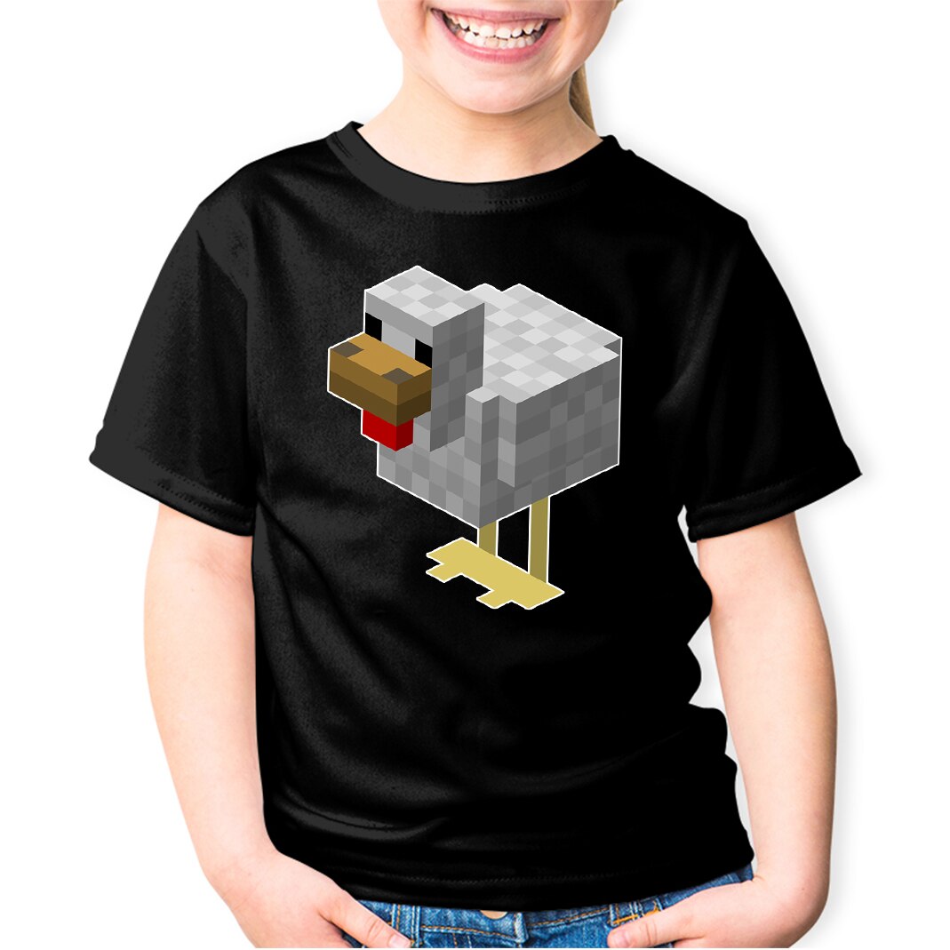 Minecraft tyúk gyerek póló - eMAG.hu