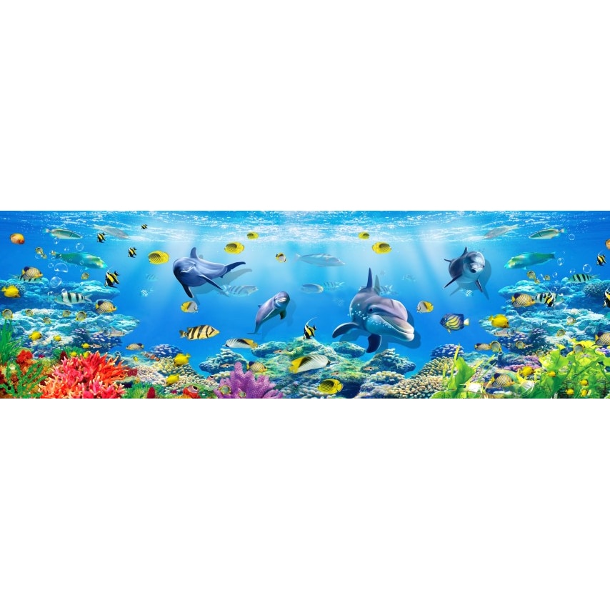Víz alatti 3D delfinhal tapéta, Blueback 250 x 360 cm - eMAG.hu
