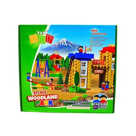 Set constructie Happy Park, TAK TOY, 177 piese - eMAG.ro