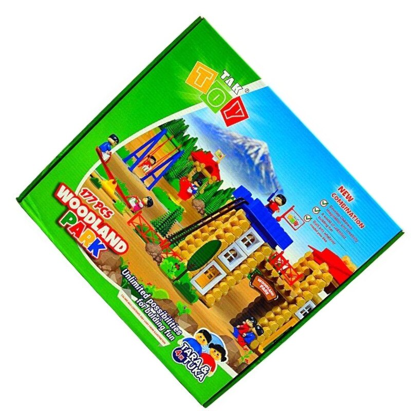 Set constructie Happy Park, TAK TOY, 177 piese - eMAG.ro